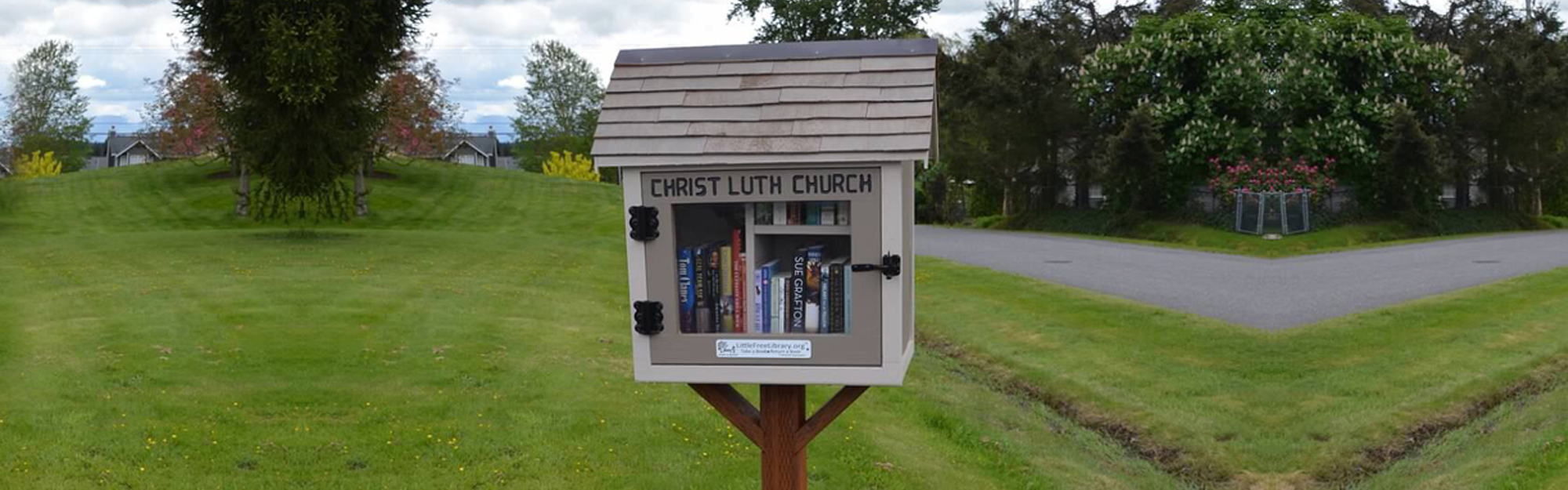 Little Free Library and Free Mini Pantry - Christ Lutheran Church Ferndale